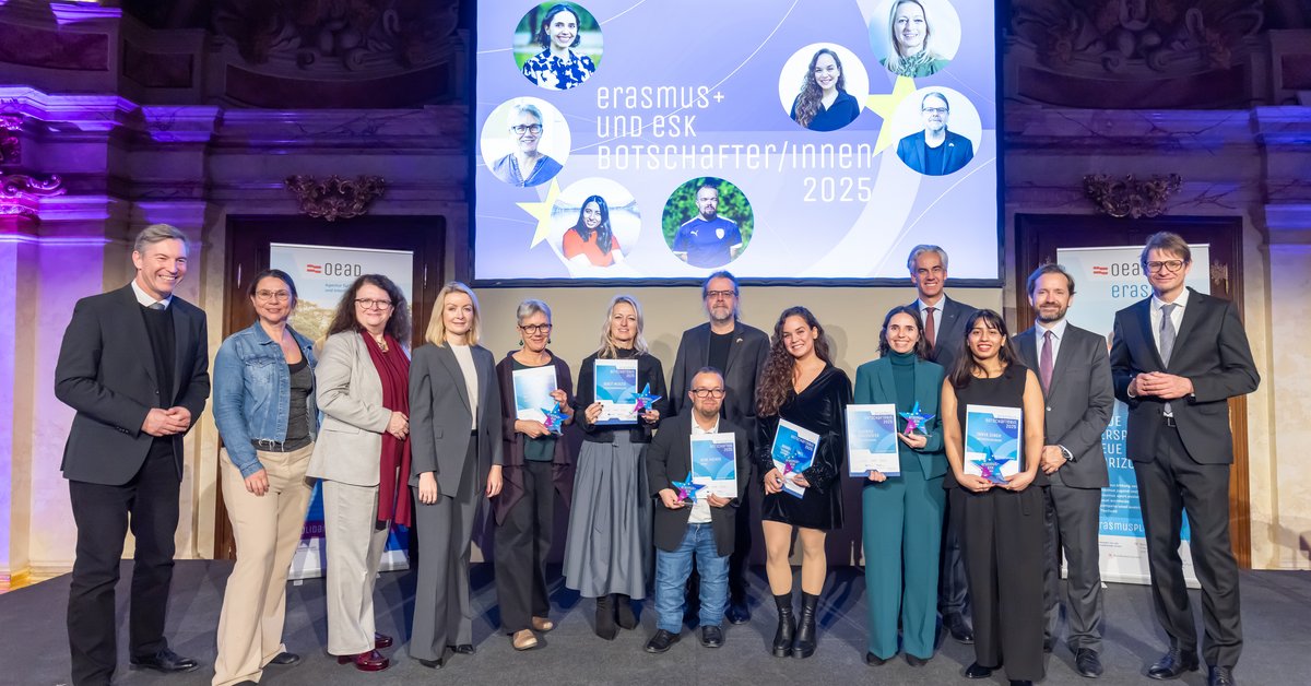 Europa bewegt! Erasmus+ und ESK Awards 2025 vergeben